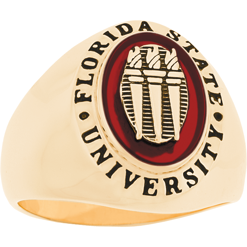 University Of Florida Crest Ring Florida Gators Silver NCAA Rings For